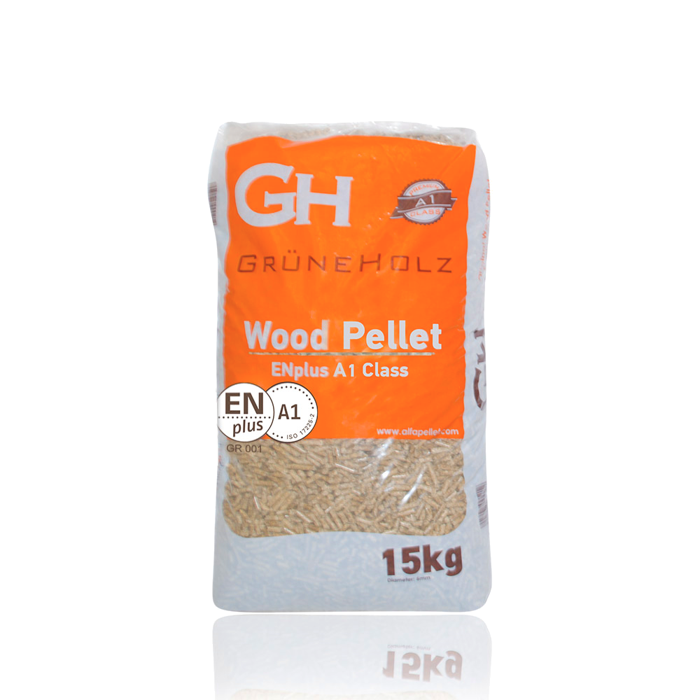 Pellet A1 EnPlus - Gruneholz AlfaWood 15kg (στην Αθήνα) - K Maninos
